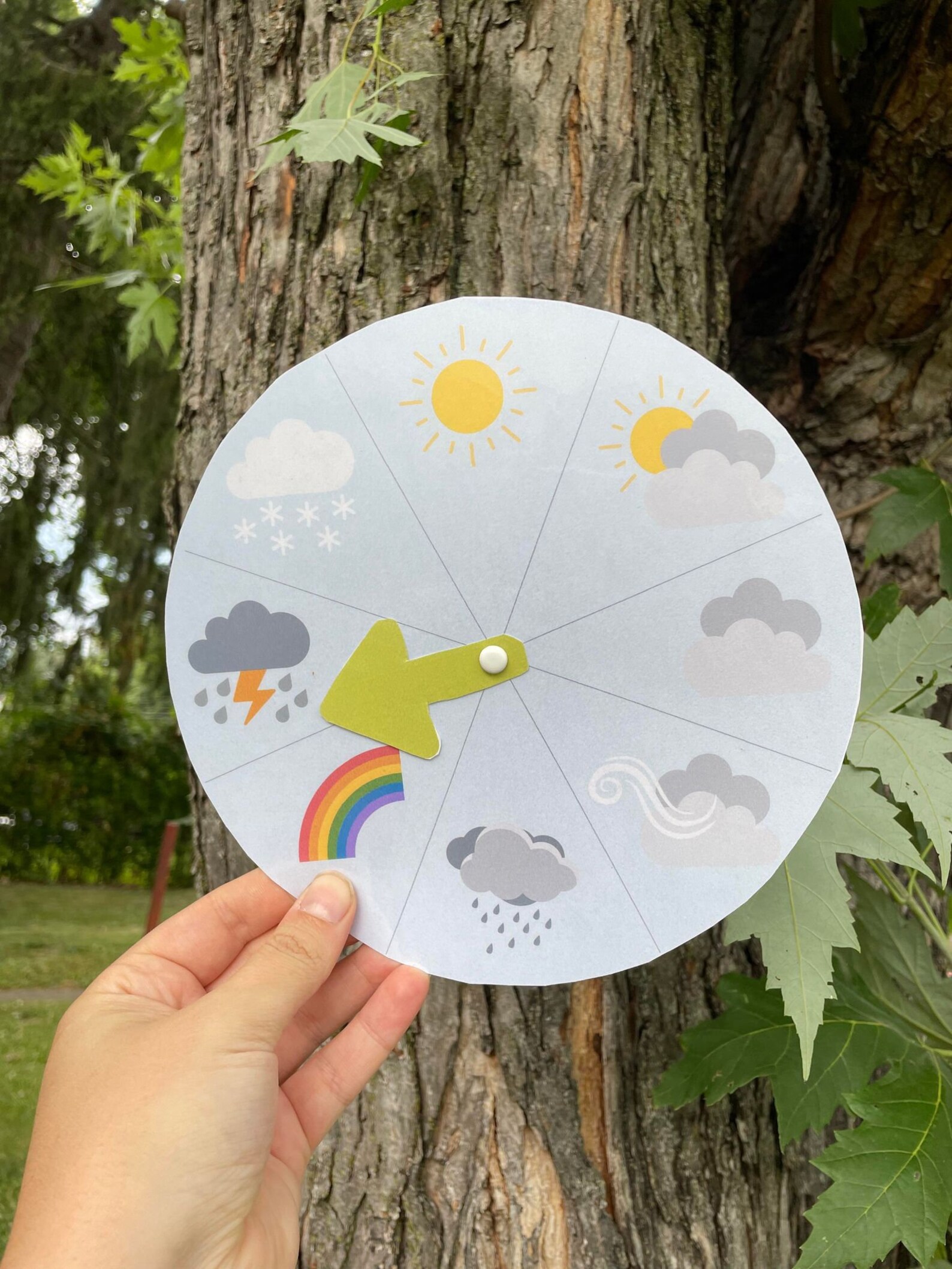 Weather Wheel, Printable, Instant Download, Kids Printables, Digital ...