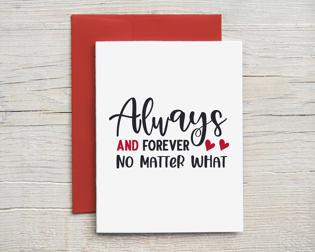 Prison Wife Card / Always and Forever No Matter What / Long Distance ...