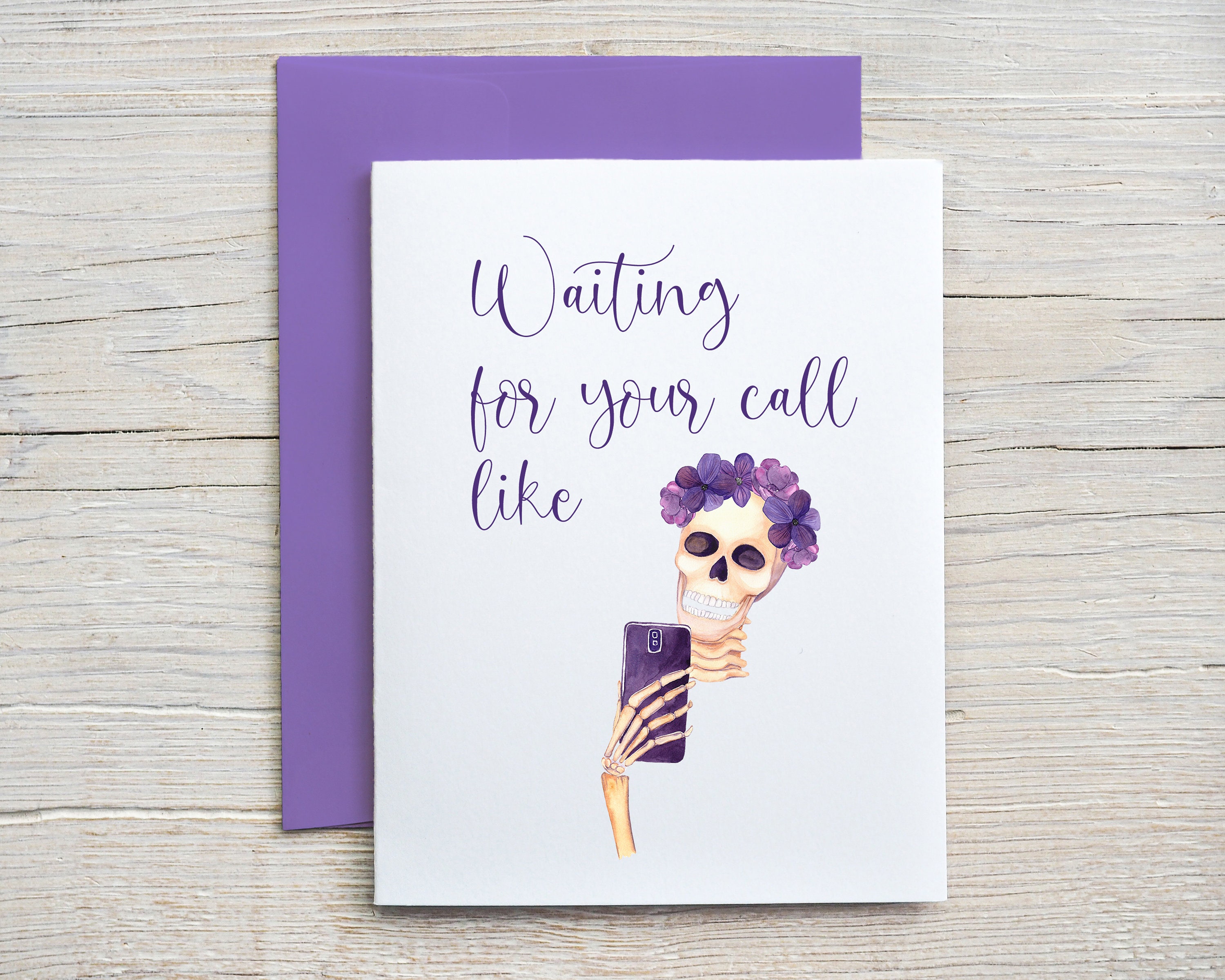 Prison Wife Card / Waiting for Your Call Like / Long Distance ...