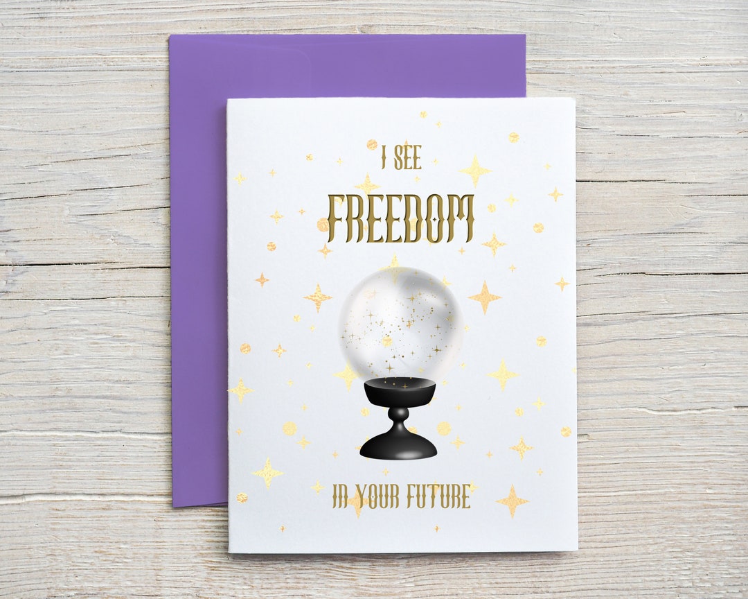 Prison Wife Family Card / I See Freedom in Your Future / Support ...
