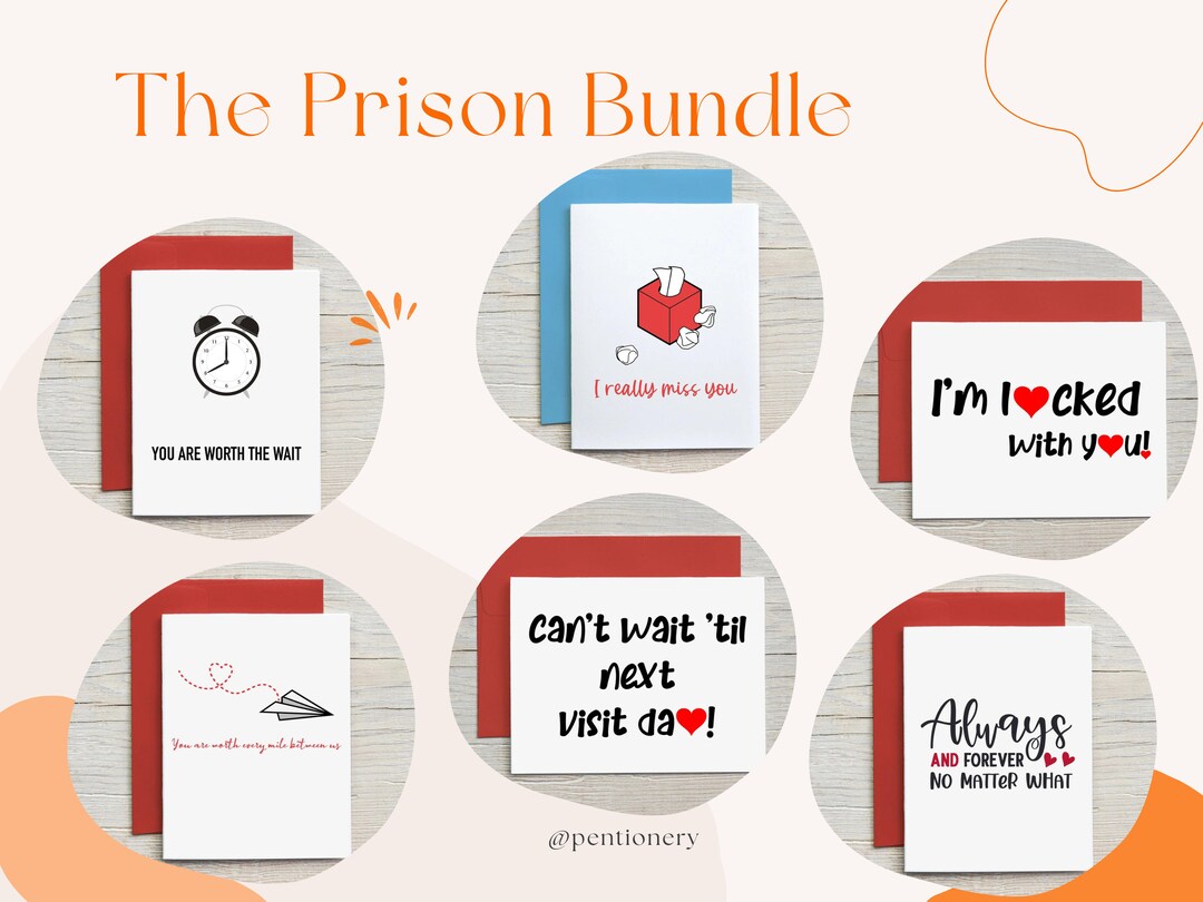 The Prison Love Bundle / Prison Wife Card / Long Distance Relationship ...