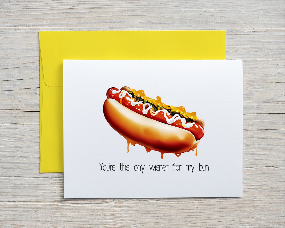 You're the Only Wiener for My Bun / Prison Wife Card / Long Distance ...