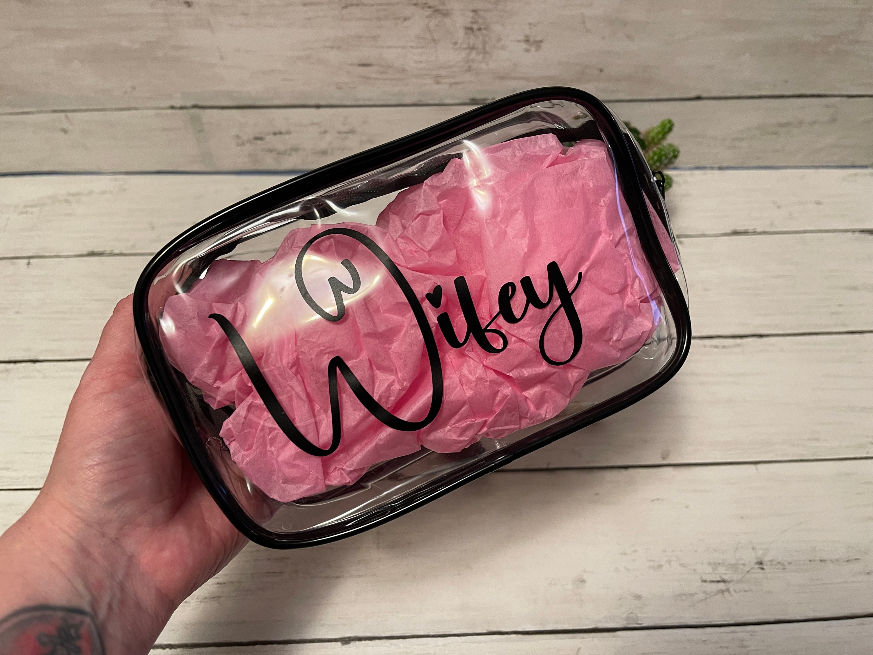 Custom Prison Visit Bag | Personalized Clear Bag | Prison Wife Bag ...