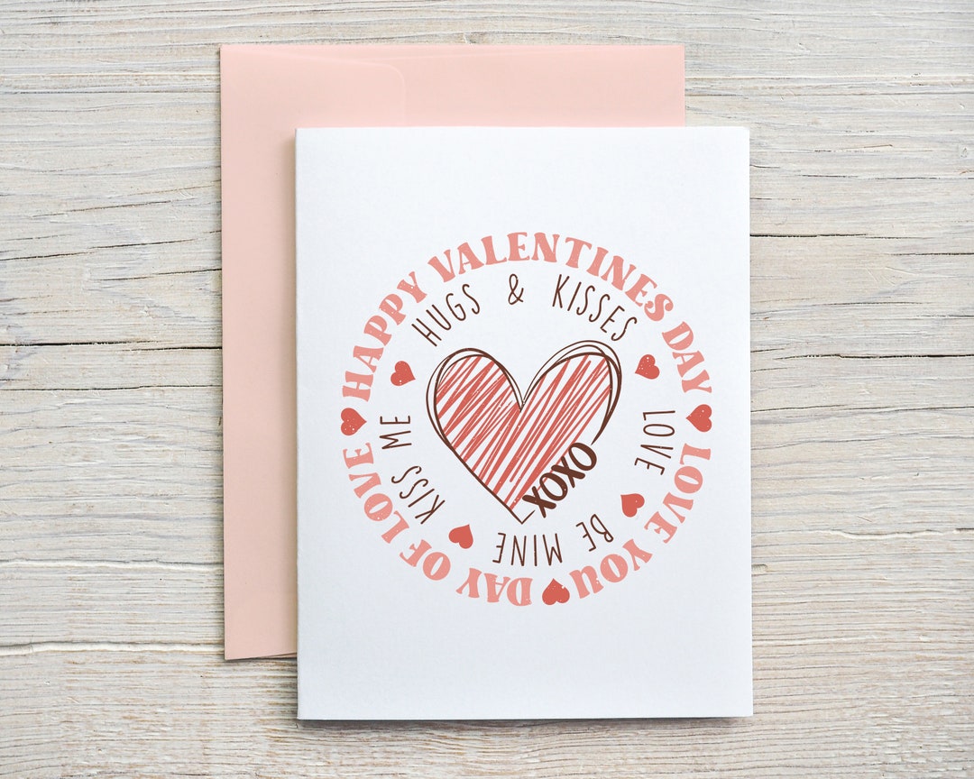 Valentine's Day Card / Be Mine / Love You / Prison Wife Card / Long ...