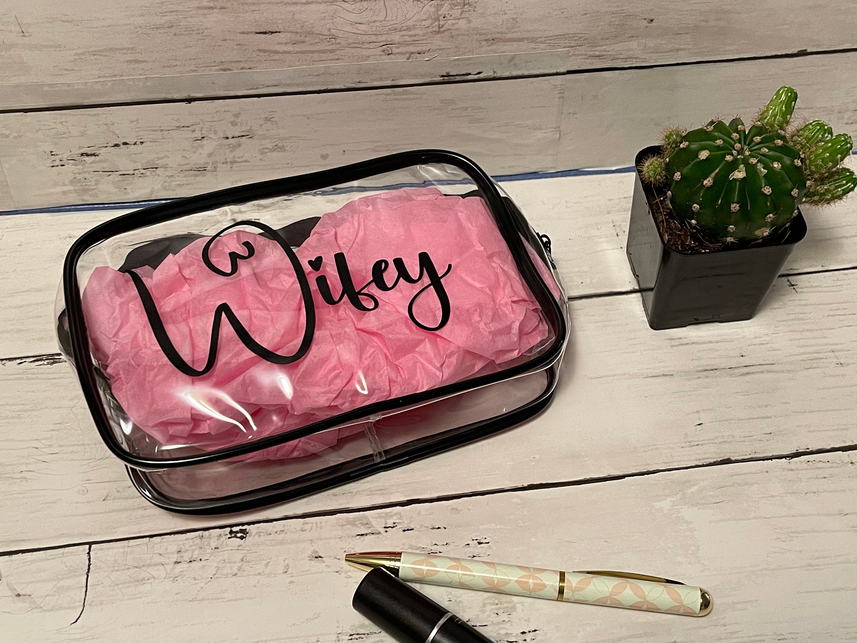 Custom Prison Visit Bag | Personalized Clear Bag | Prison Wife Bag ...