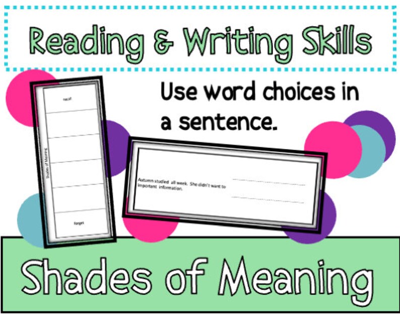 3rd Grade Sight Word Vocabulary, Writing Bundle, Manipulatives for ...