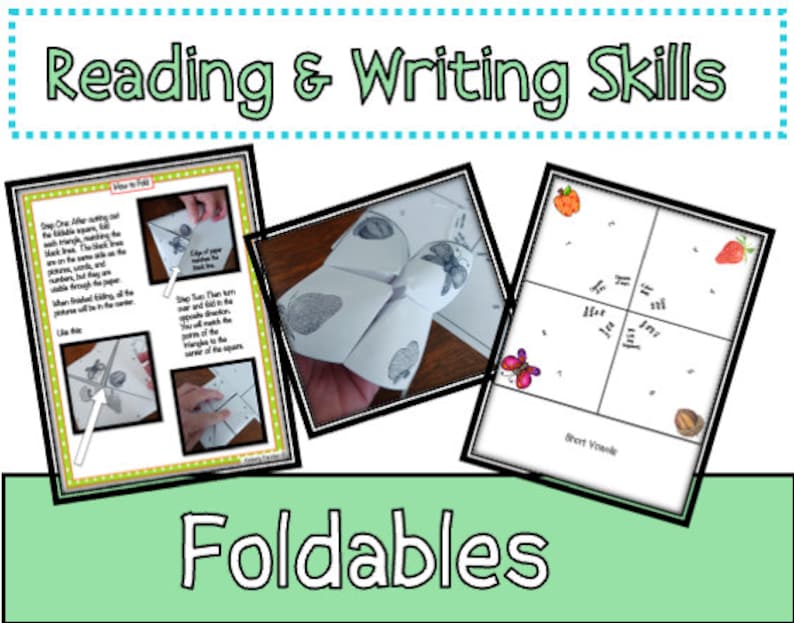 Vocabulary Practice Games and Foldable Crafts to Improve - Etsy