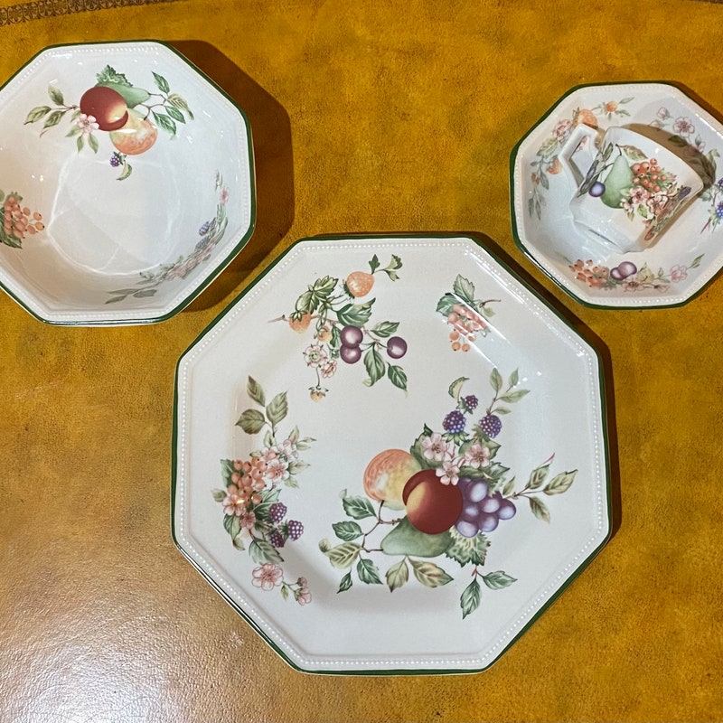 Fruit Pattern Plate - Etsy