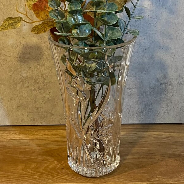 Crystal Flower Vase - Etsy