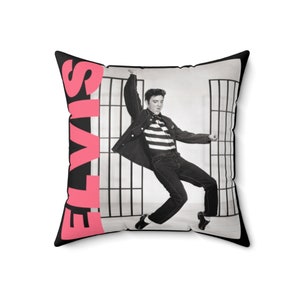 2-sided Throw Elvis Pillow Case Elvis Presley Love Me Tender Elvis ...