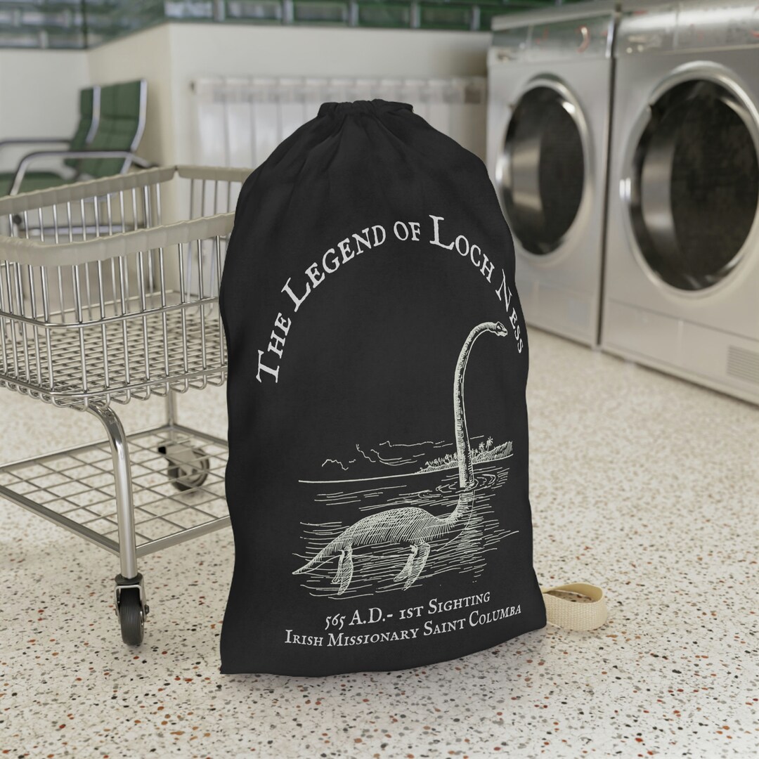 The Legend of Loch Nech Monster Laundry Bag, Loch Ness Merch, Cryptid ...