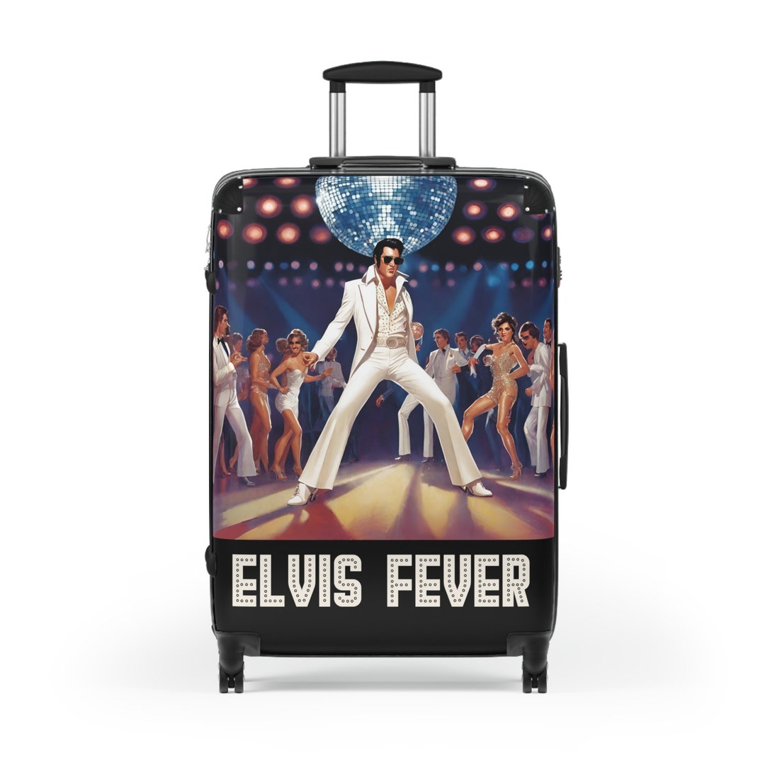 Elvis Fever Suitcase Available in 3 Sizes, Elvis Presley Merch, Elvis ...