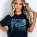 Starry Night Alien Cow Abduction Unisex Comfort Colors Shirt, Alien ...