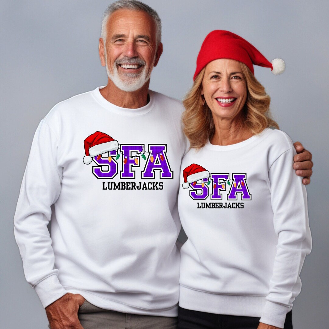 SFA Lumberjacks Christmas Unisex Sweatshirt SFA Sweatshirt - Etsy UK