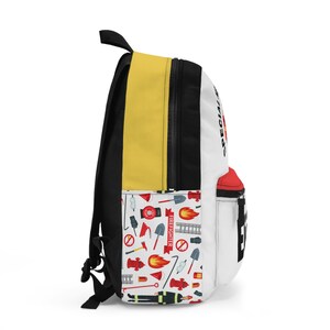 Non-verbal Firetruck Backpack - Special Needs Awareness Bag, Kids ...