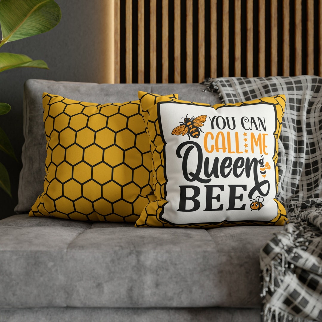 2-sided Queen Bee 18" X 18" Cover, You Can Call Me Queen Bee,bee Merch ...