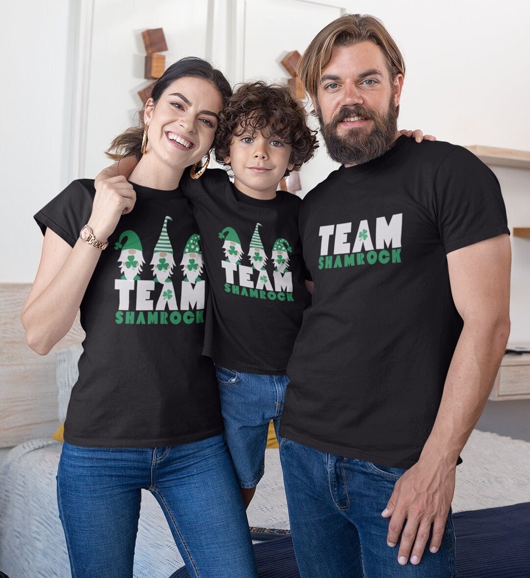 Team Shamrock Family Shirt, Family Matching Shirt, Couple's Saint Patty ...