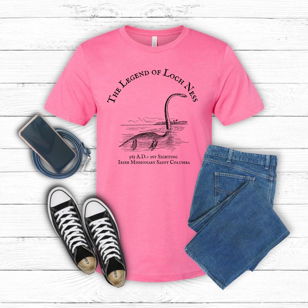 Loch Ness Monster Sighting Tshirt, Mythical Creature Tee, Scottish ...