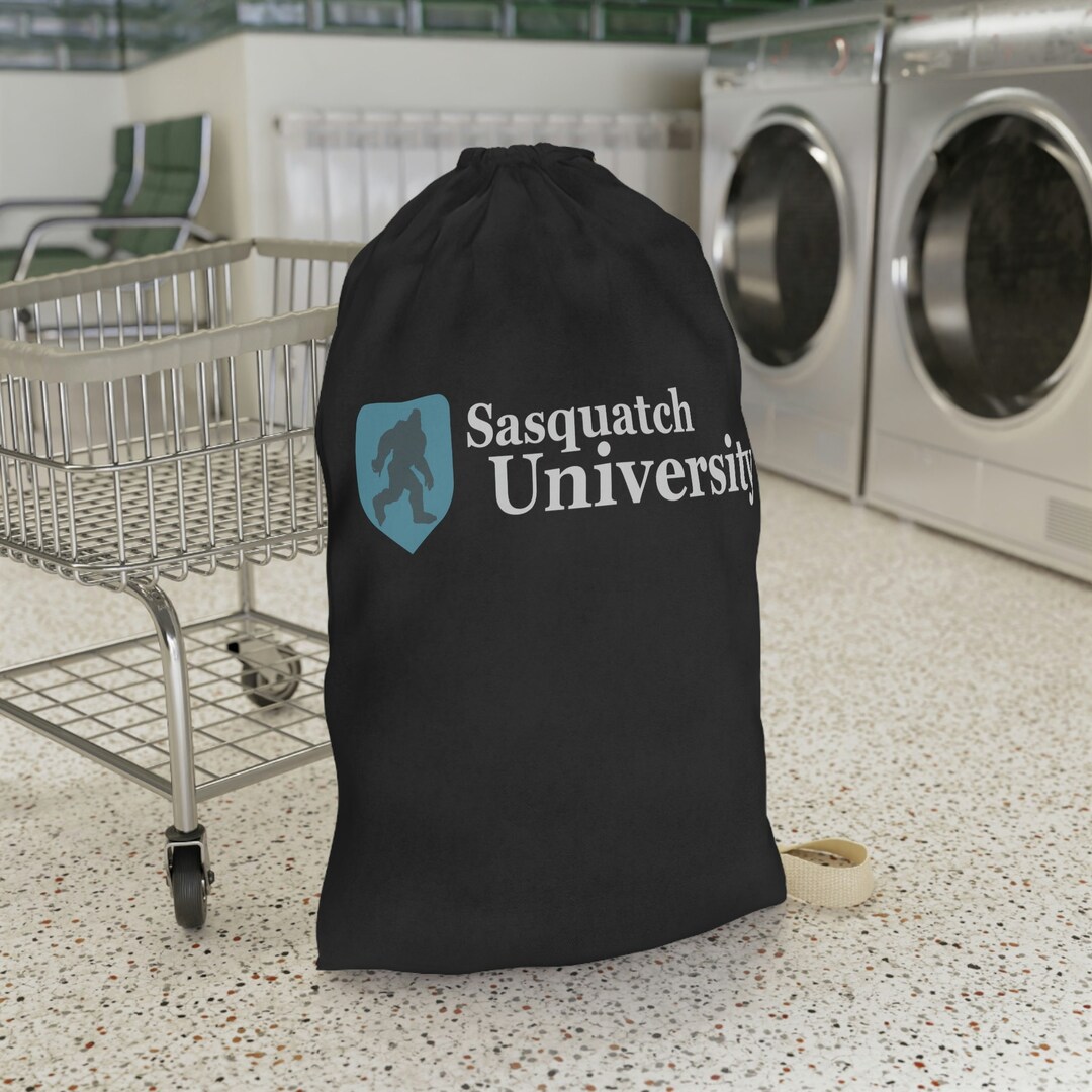 Sasquatch Laundry Bag, Fun Laundry Bag, Unique Gift, Cryptid Gift ...
