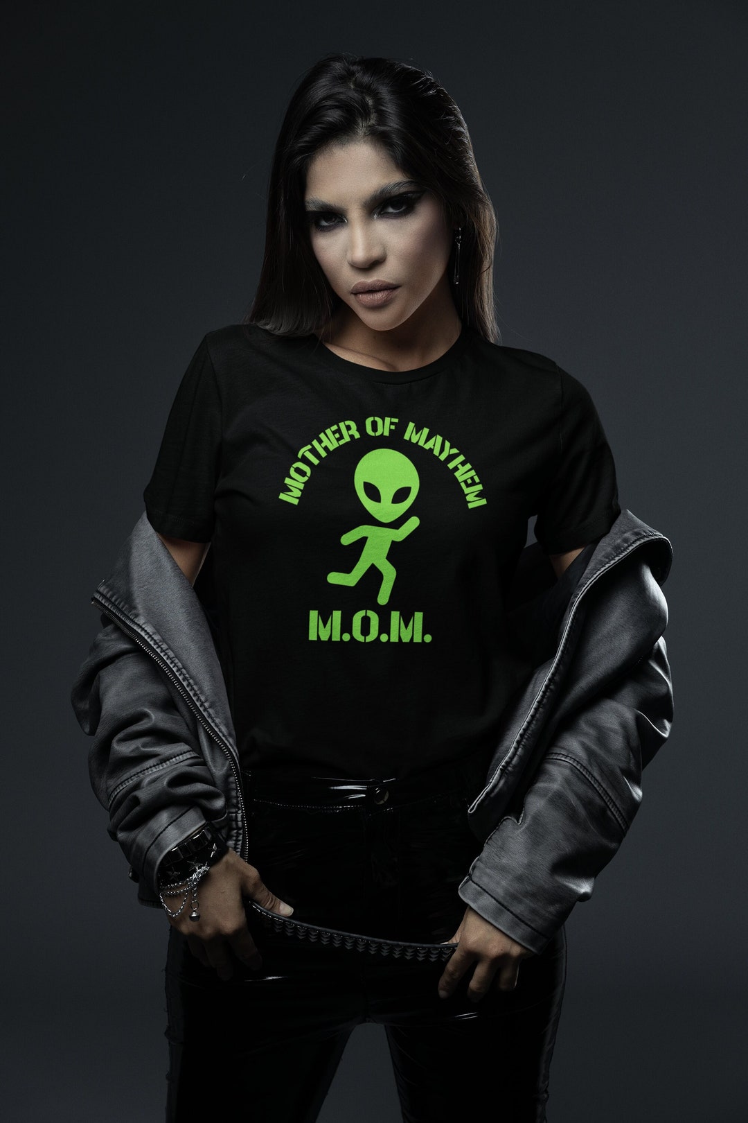 Mother of Mayhem Alien Mom Tshirt, Funny Mom Shirt, Gift for Mom ...