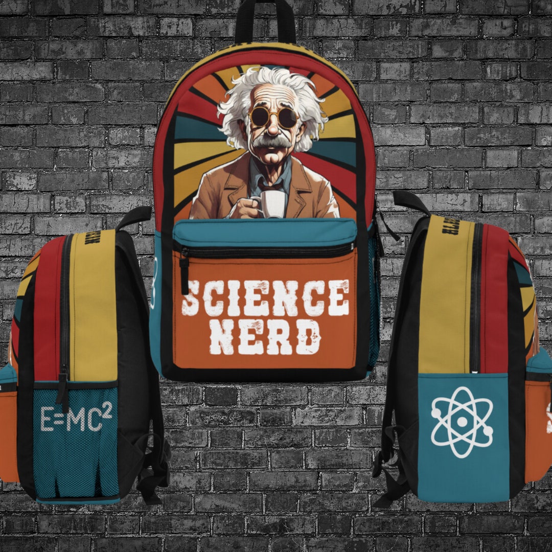 Albert Einstein Backpack/tote/purse, Science Teacher Gift, Physics ...