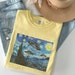 Starry Night Alien Cow Abduction Unisex Comfort Colors Shirt, Alien ...
