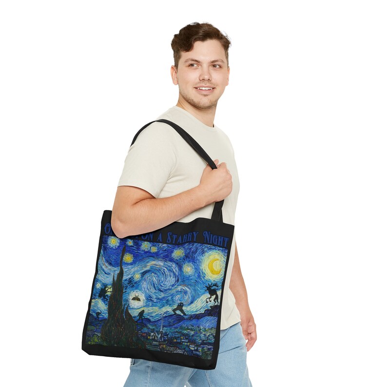 Starry Night Cryptid Bag, 2 Sizes 16"x16" or 18" X 18", Starry Night ...