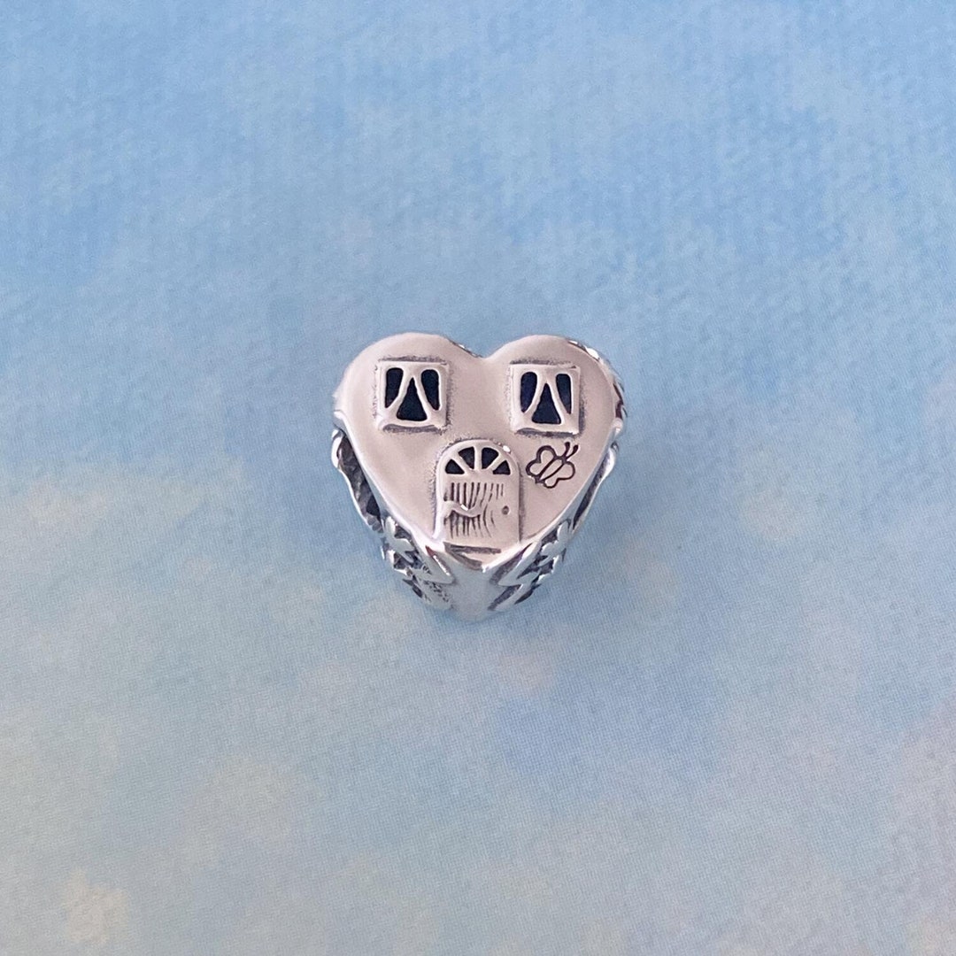 Heart House Happy Place Charm,new Genuine 925 Sterling Silver Charm for ...
