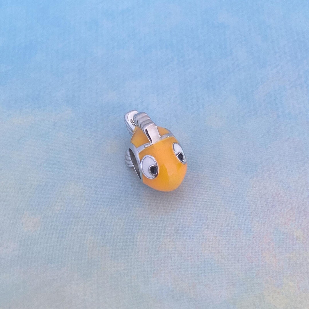 Clown Fish Charm Nemo Charm,new Genuine 925 Sterling Silver Charm for ...