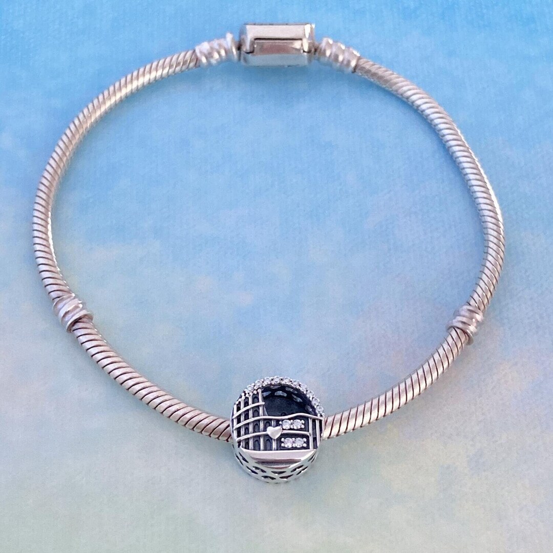 Rome Colosseum Charm,genuine 925 Sterling Silver Charm for Bracelet ...
