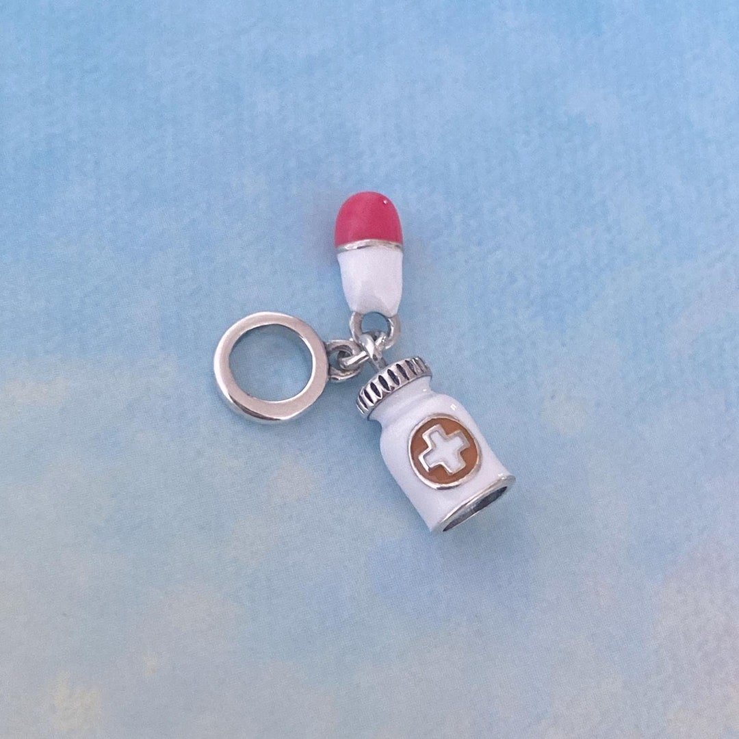Medicine Charm Pharmacy Charm,new Genuine 925 Sterling Silver Charm for ...