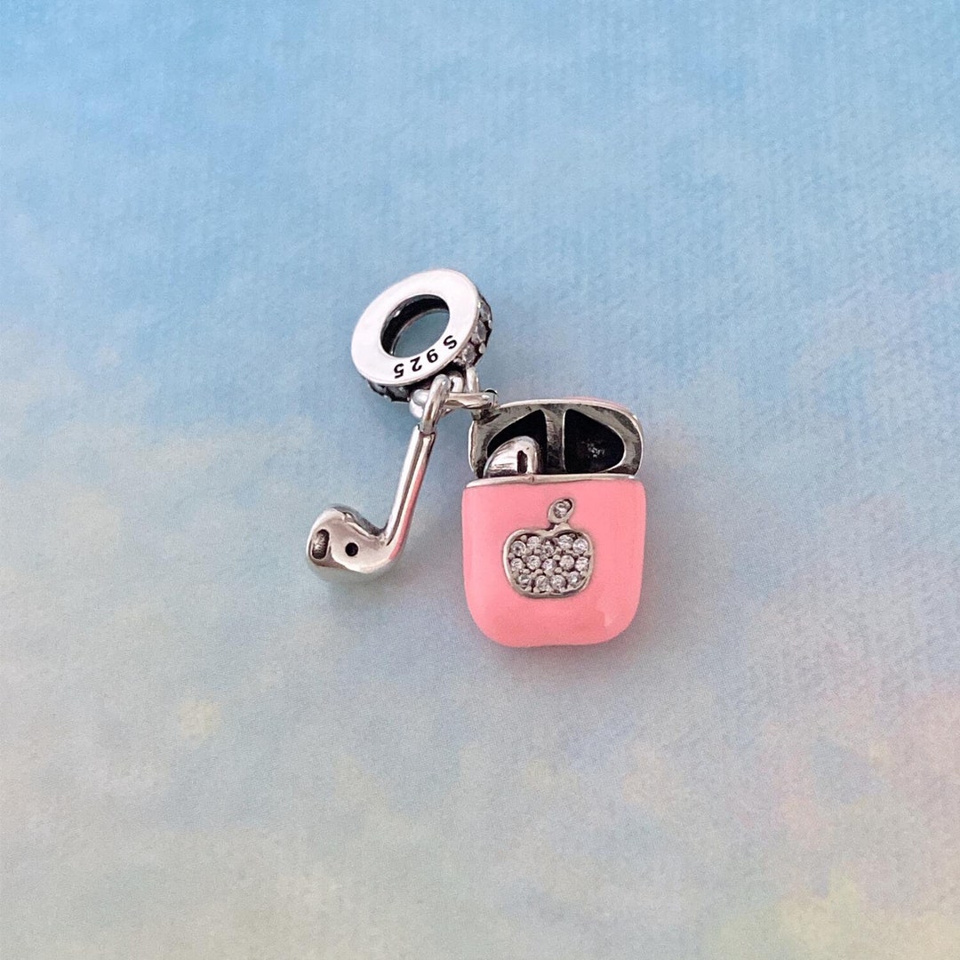 IPhone Airpods Dangle Charm Earphone,silver Charm for Bracelet,necklace ...