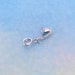 Saxophone Dangle Charm,sax Charm,genuine S925 Sterling Silver Charm for ...