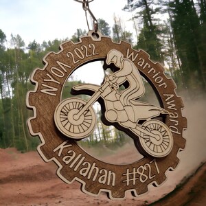 Dirt Bike Award, Racing Medal, Boy Rider, Girl Rider, Personalized Name ...