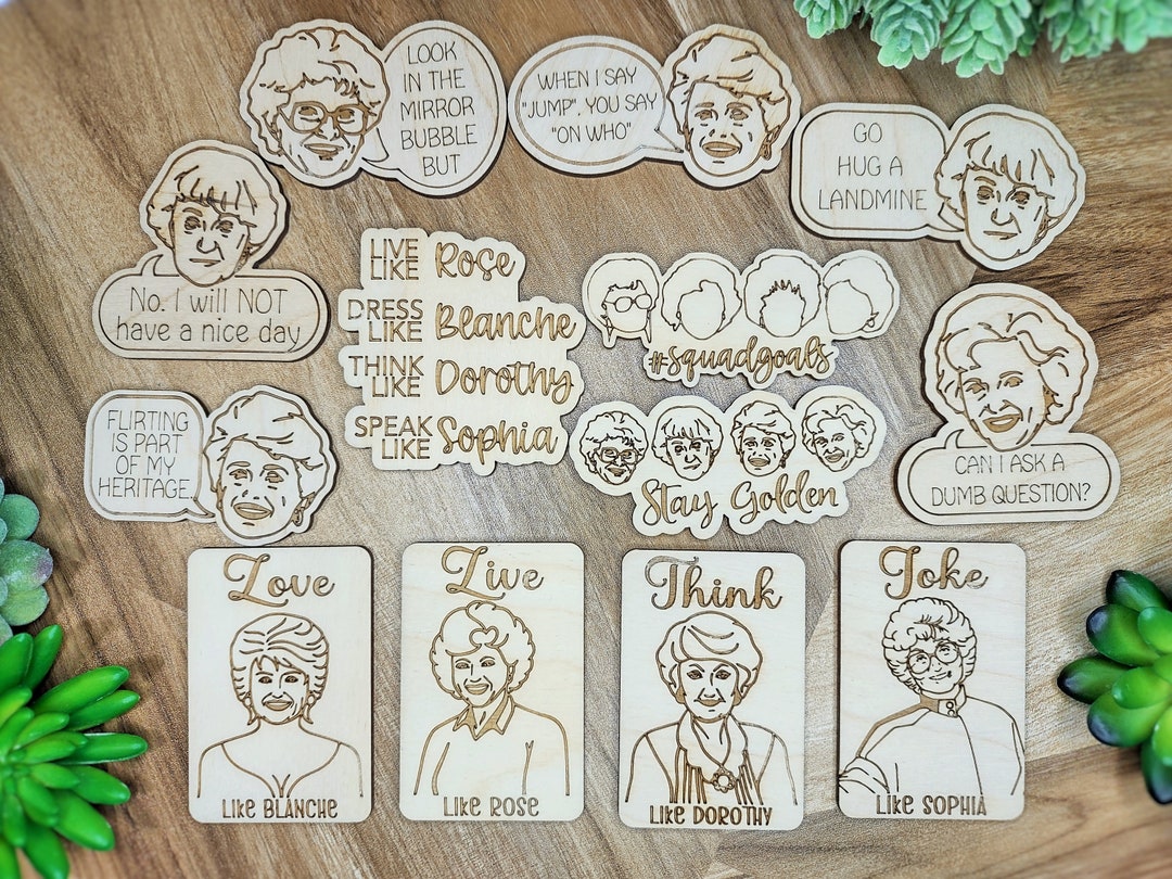 Golden Girls Magnet Collection, Retro 80s 90s TV Show, Novelty Fridge ...