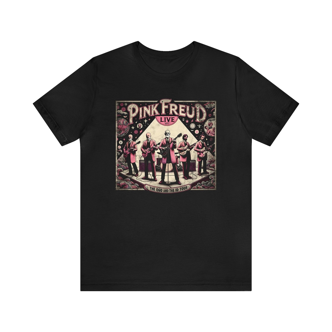 Pink Freud Band T-shirt - Etsy