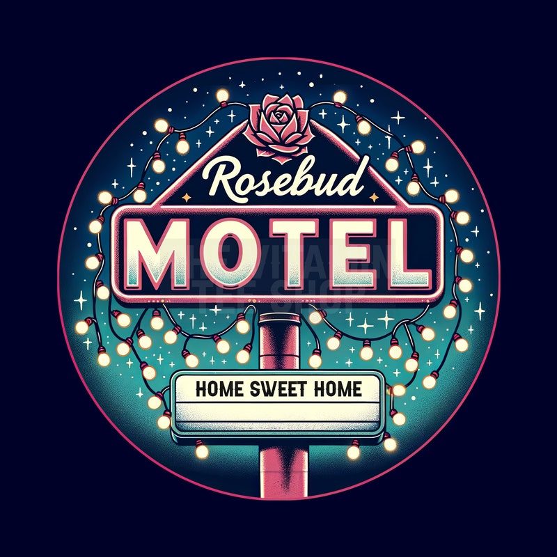 Rosebud Motel Sign - Etsy