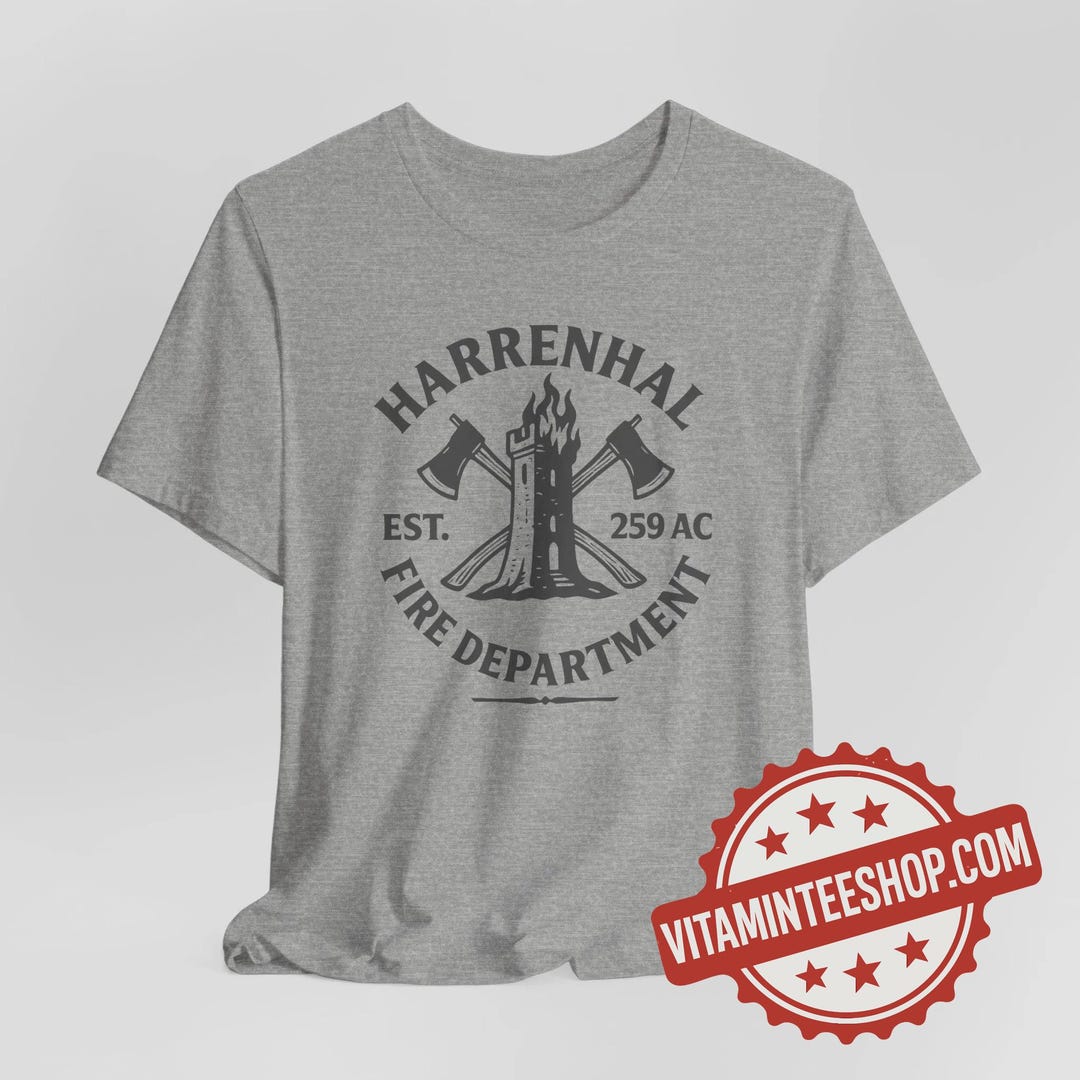 Harrenhal Fire Department T-shirt - Funny Game of Thrones Shirt ...