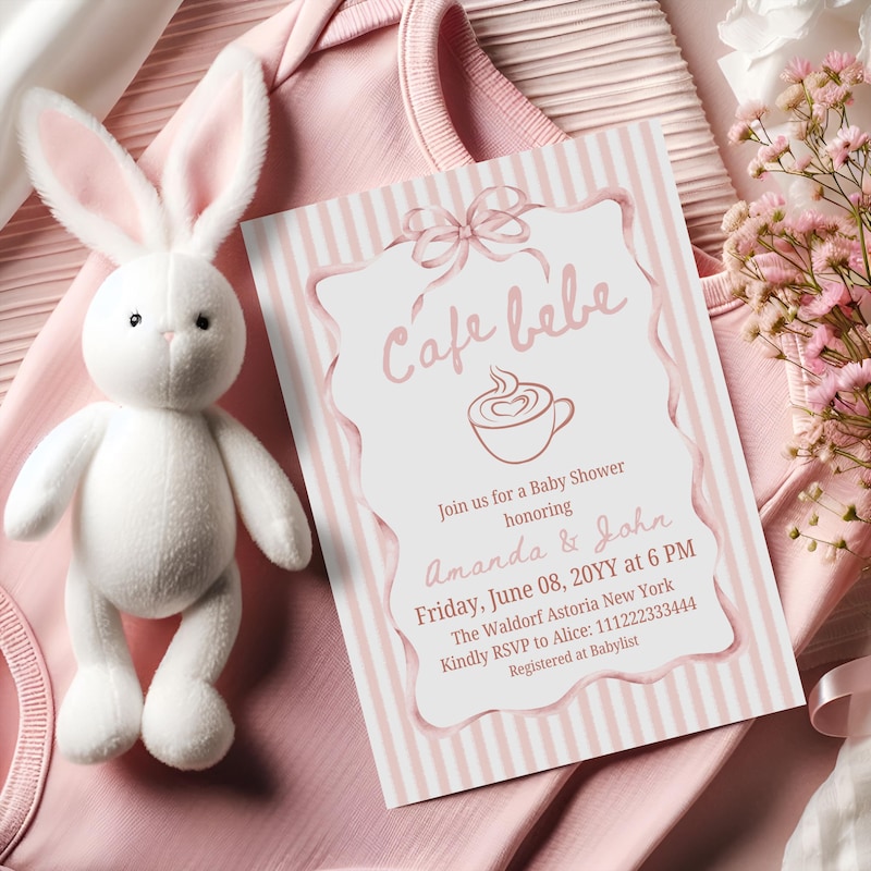 Cafe Bebe Baby Shower - Etsy