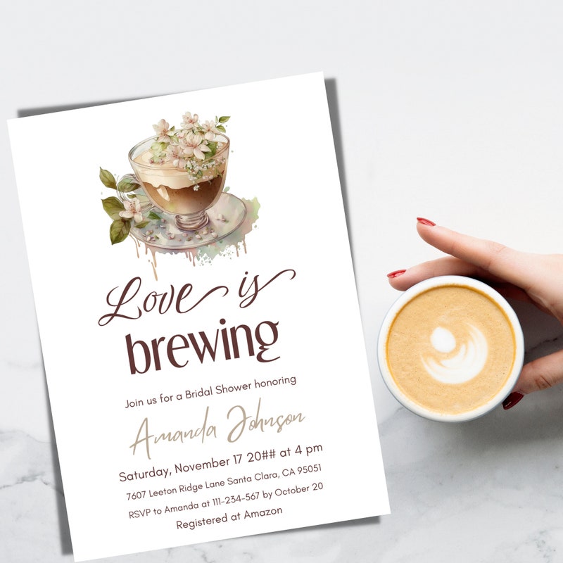 Coffee Invitation - Etsy