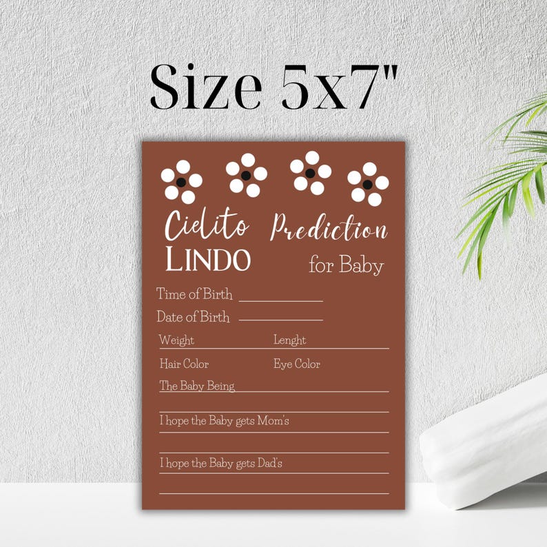 Cielito Lindo Baby Shower Game Templates for Talavera Barro Themed ...