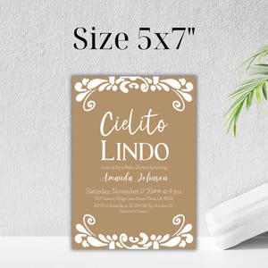 Cielito Lindo Baby Shower Invitation Template Bundle for Your Talavera ...