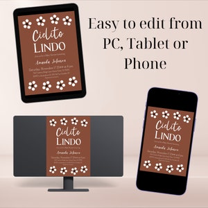 Cielito Lindo Baby Shower Invitation Template for Your Talavera Mexican ...