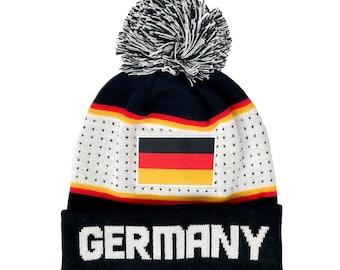 FIFA World Cup 2022 Germany Knitted Pom Beanie Officially - Etsy
