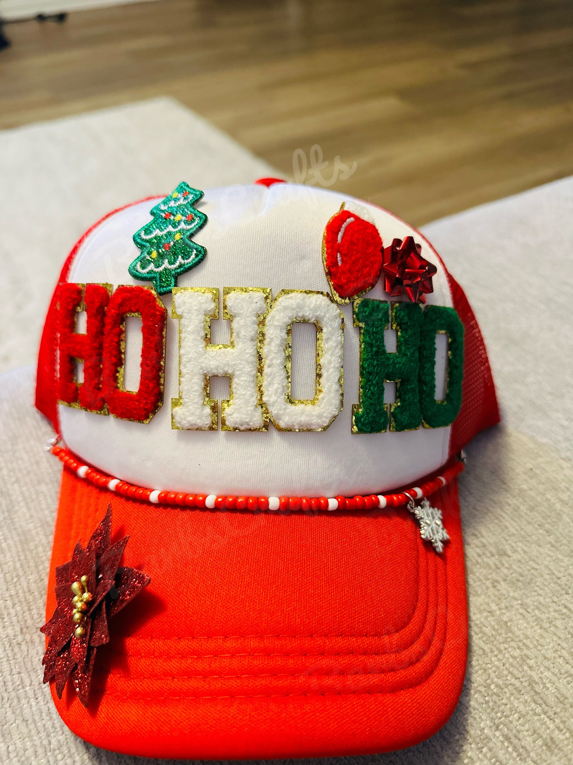 Christmas & Fall Themed Trucker Hats/ Festive Trucker Hat/ Ugly Sweater ...