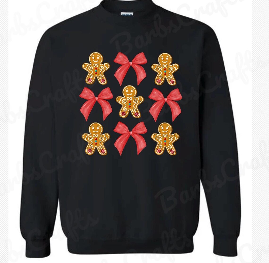 Gingerbread Man Png Bow Gingerbread Png - Etsy