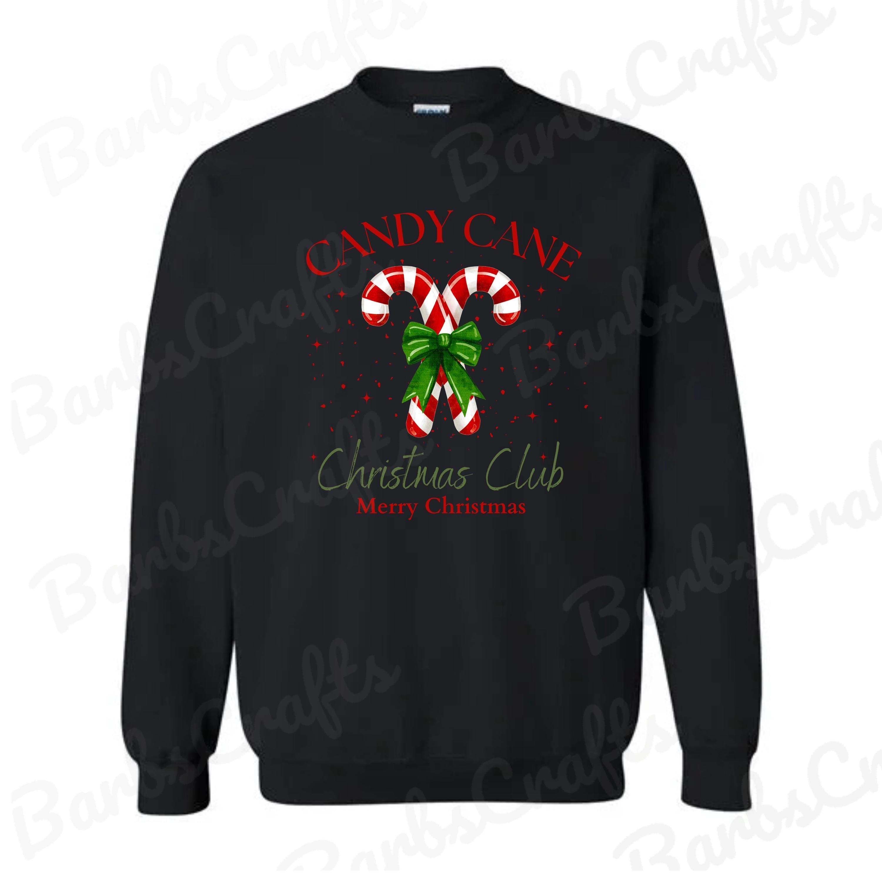 Candy Cane Christmas Club Digital File - Etsy