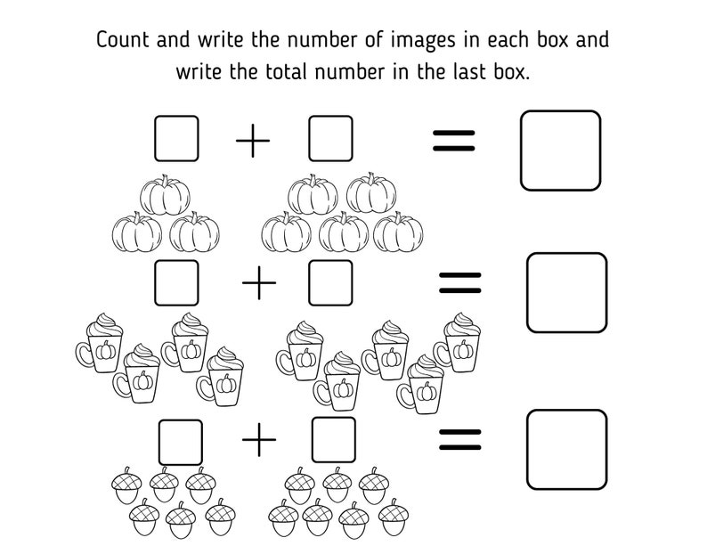 Thanksgiving Fall Theme Coloring Pages With Activities - Etsy