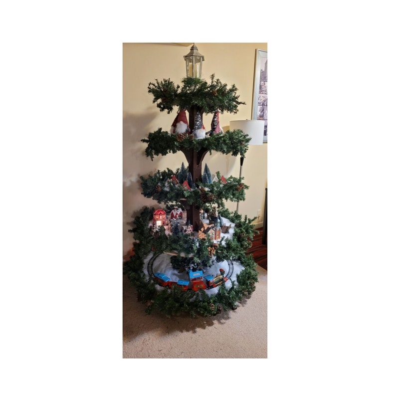 Christmas Village Display Tree - Etsy