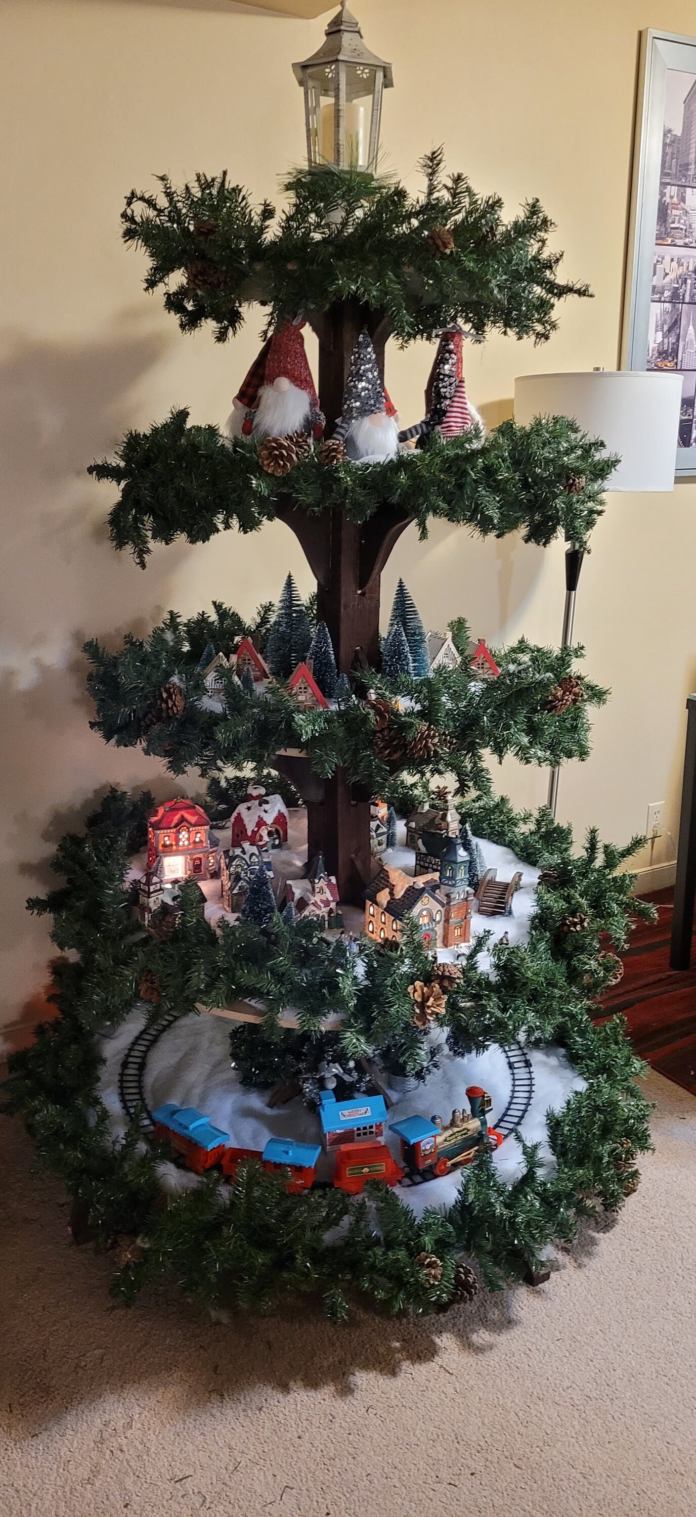 Christmas Village Display Tree Digital Plans - Etsy